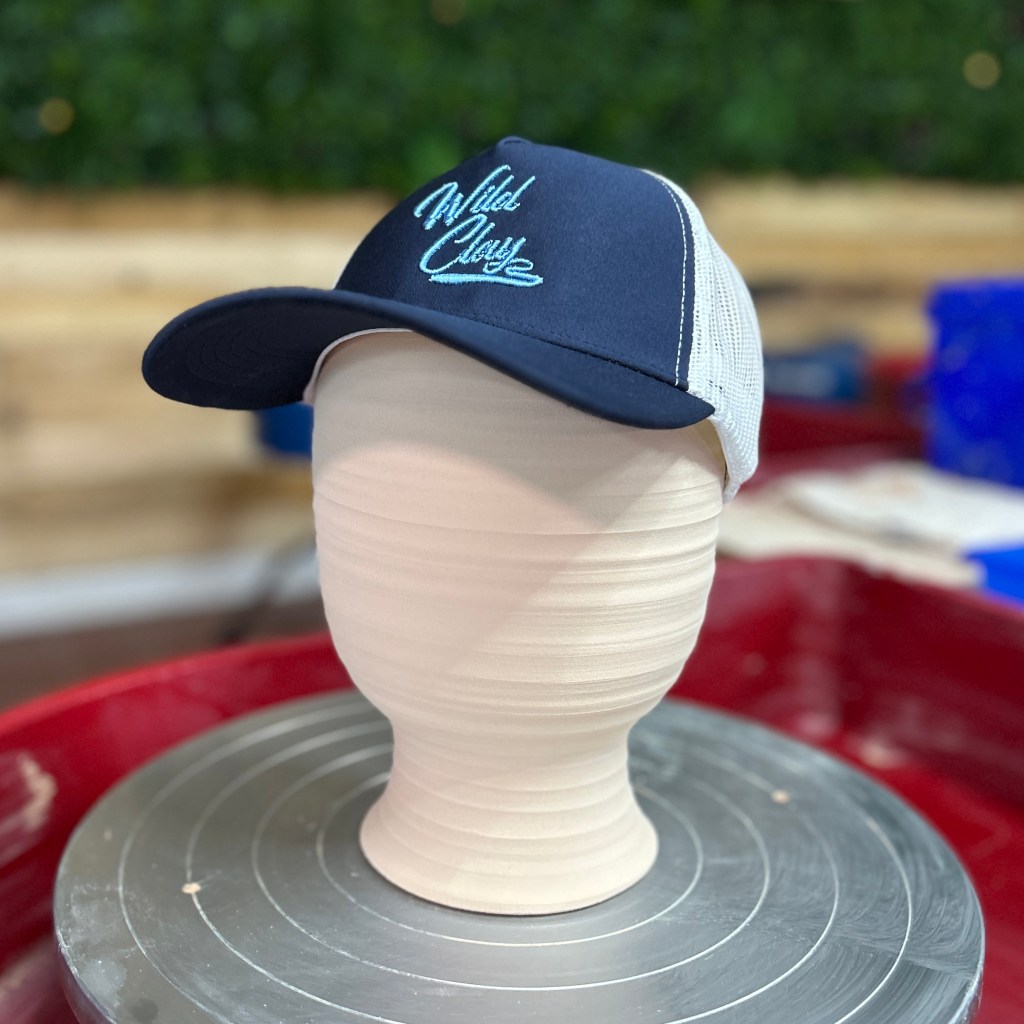 Wild Clay A-Frame Snapback Mesh Hat in Navy/White - Wild Clay Ceramics ...